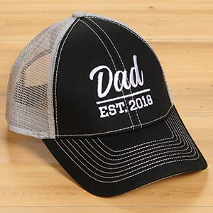 Established Dad Custom Embroidered Baseball Caps
