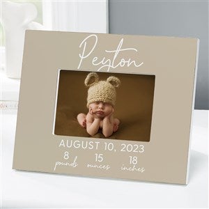 Simple & Sweet Baby Personalized Picture Frame - Horizontal