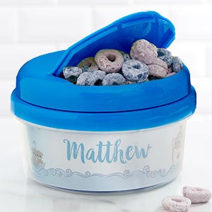 Precious Moments® Noah's Ark Personalized Snack Cup - Blue