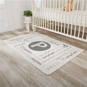 Youthful Name Personalized Nursery Area Rugs