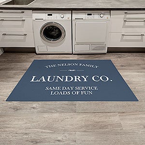 Laundry Co. Personalized 30x48 Area Rug