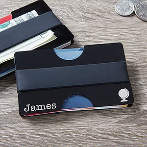 Choose Your Icon Personalized Metal Wallet