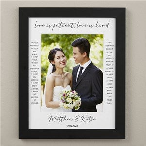 Love Is Patient Personalized Vertical Matted Frame 11x14