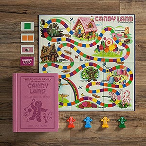 Personalized Candyland Board Game - Vintage Bookshelf Edition