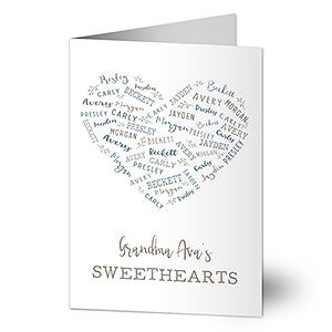 Farmhouse Heart Personalized Greeting Cards