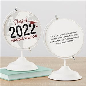 Classic Graduation Personalized Wooden Decorative Globe