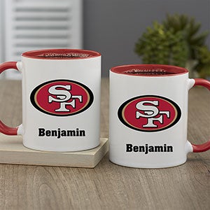 NFL San Francisco 49ers Personalized Coffee Mug 11oz Red