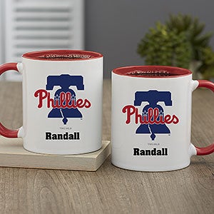 MLB Philadelphia Phillies Personalized Coffee Mug 11oz. - Red