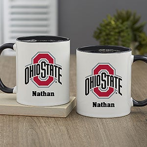NCAA Ohio State Buckeyes Personalized Coffee Mug 11oz Black
