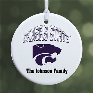 NCAA Kansas State Wildcats Personalized Ornaments
