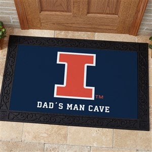 NCAA Illinois Fighting Illini Personalized Doormat - 20x35