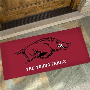 NCAA Arkansas Razorbacks Personalized Oversized Doormat - 24x48