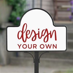 Design Your Own Personalized Magnetic Garden Sign
