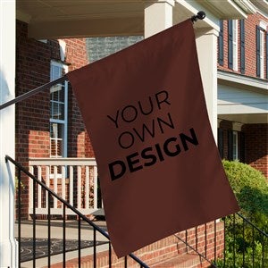 Design Your Own Personalized House Flag- Brown