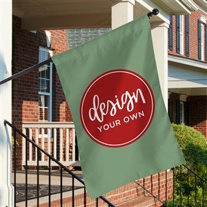 Design Your Own Personalized House Flag- Sage Green