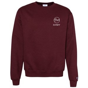 Employee Champion Maroon Crewneck Sweatshirt
