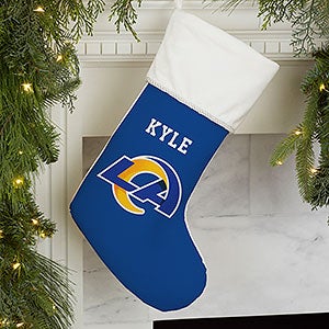 NFL Los Angeles Rams Personalized Christmas Stocking