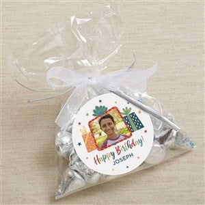 Birthday Celebration Personalized Party Favor Stickers