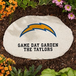 NFL Los Angeles Chargers Personalized Round Garden Stone