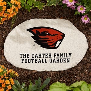 NCAA Oregon State Beavers Personalized Round Garden Stone