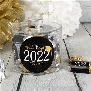 Classic Graduation Personalized Hershey's & Reese's Mix Container