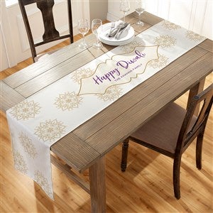 Diwali Personalized Table Runner