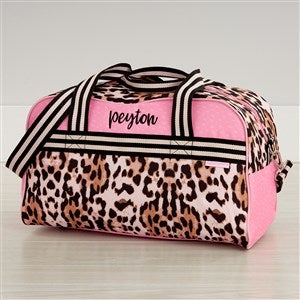 Leopard Embroidered Duffel Bag by Stephen Joseph