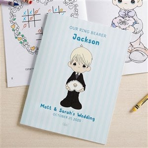Precious Moments Personalized Ring Bearer Coloring Activity Book