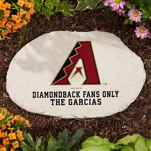 MLB Arizona Diamondbacks Personalized Round Garden Stone