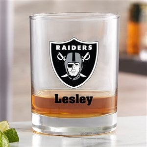 NFL Las Vegas Raiders Printed Whiskey Glasses