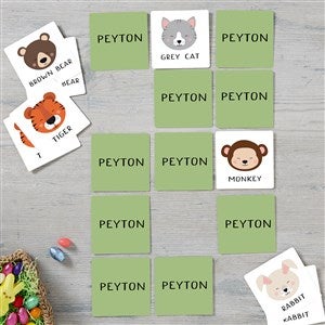 Animal Pals Personalized Memory Game