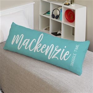 Scripty Style Personalized Body Pillow