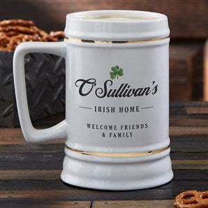 Irish Home Personalized Beer Stein