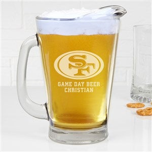 NFL San Francisco 49ers Personalized Beer Pitcher