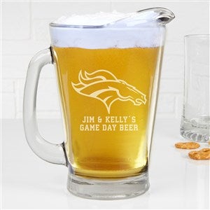 NFL Denver Broncos Personalized Beer Pitcher