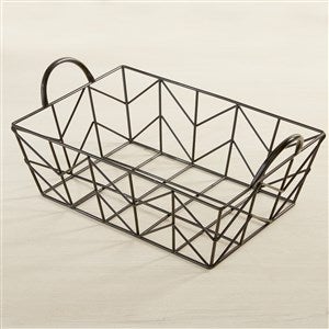Black Wire Metal Storage Basket