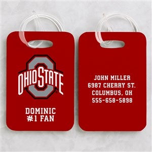 NCAA Ohio State Buckeyes Personalized Luggage Tag 2 Pc Set