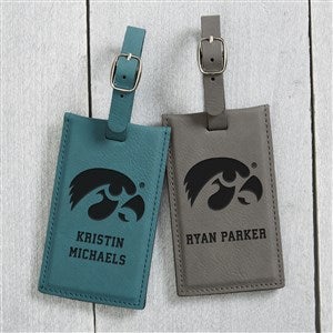 NCAA Iowa Hawkeyes Personalized Leatherette Luggage Tag