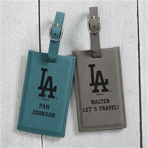 MLB Los Angeles Dodgers Personalized Leatherette Luggage Tag
