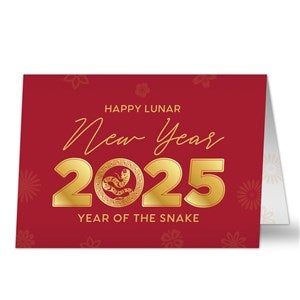 Lunar New Year Personalized Greeting Card