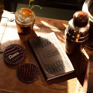 The Cigar Companion Personalized Leather Book