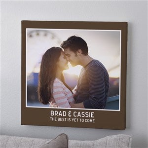 Photo Perfect Personalized Photo Canvas Print - 12" x 12"