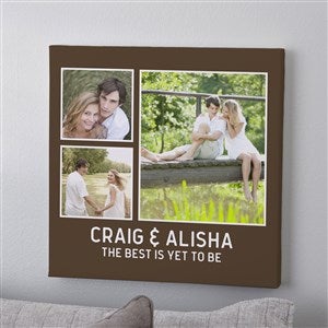 Photo Perfect 3 Personalized Photo Canvas Print - 20" x 20"