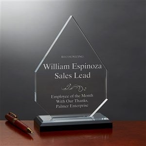 Reflections of Excellence Personalized Diamond Award