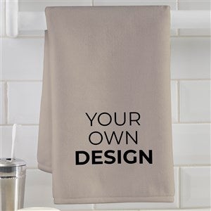 Design Your Own Personalized Hand Towel - Tan