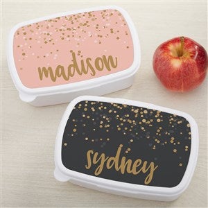 Sparkling Name Personalized Lunch Box