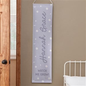 Retro Daisy Personalized Growth Chart