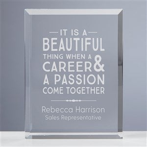 Professional & Passionate Personalized Achievement Award