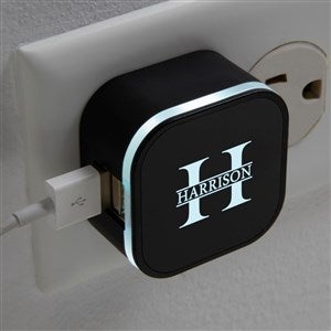Namely Yours Personalized LED Triple Port USB Charger