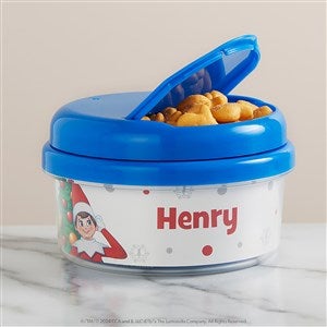 The Elf on the Shelf Tree Personalized Toddler Snack Cup - Blue